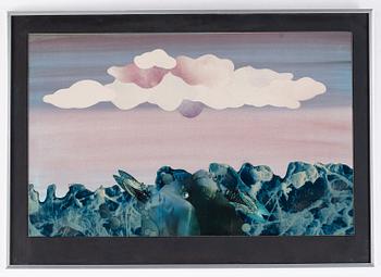 Åke Hedman, collage, 1975, signerad á tergo. - Bukowskis