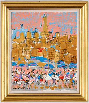 Uno Vallman, oil on canvas, signed. - Bukowskis