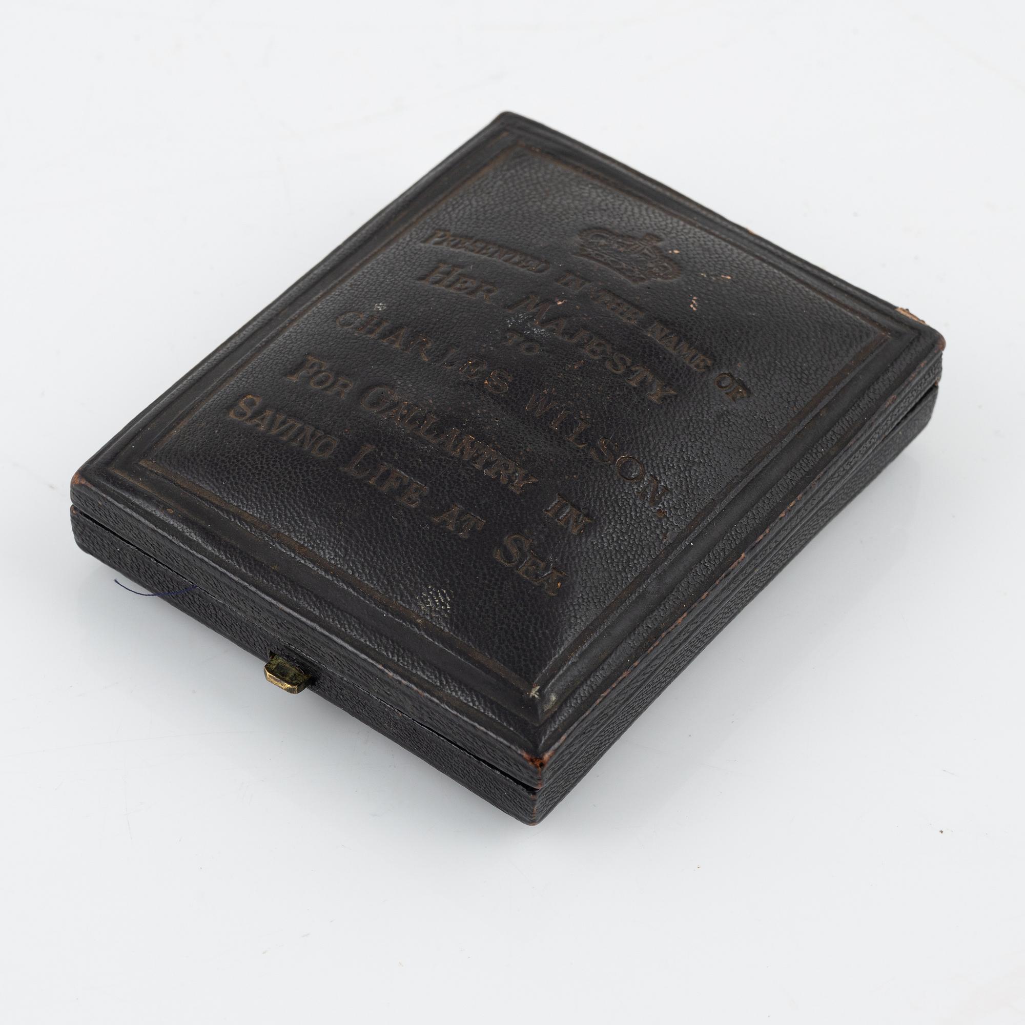 Albert Medal for Lifesaving, at Sea, second class, in case. By Phillips ...
