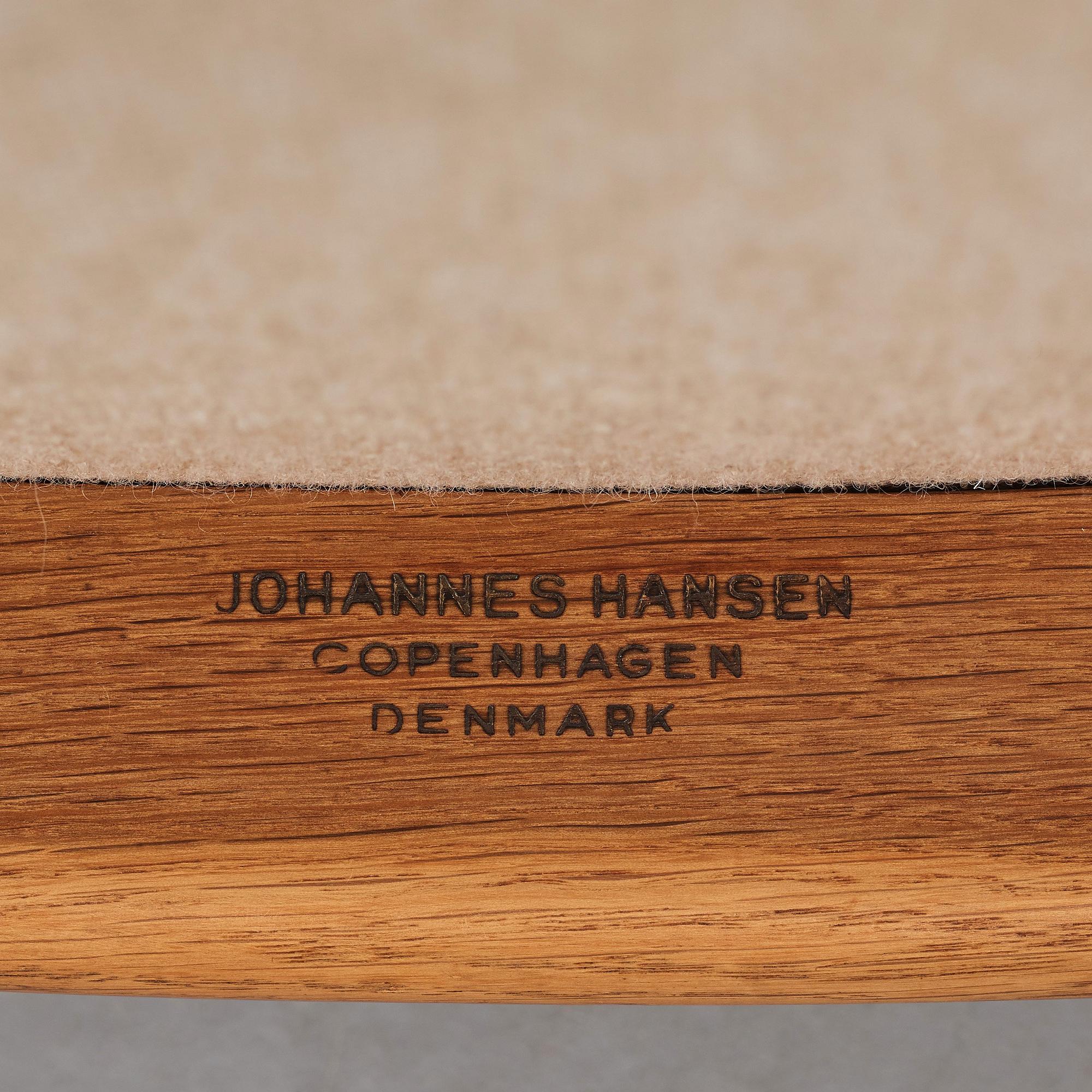 HANS J WEGNER, "The Buck Chair", "JH523", Johannes Hansen, Denmark 1950 ...