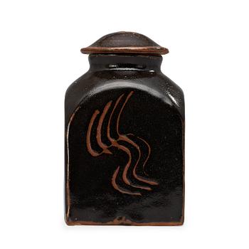 A Bernard Leach stoneware jar and cover, St Ives, England. - Bukowskis