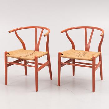 Hans J. Wegner, stolar, ett par, "Y-stolen", modell CH-24, Carl Hansen & Søn, Danmark. - Bukowskis