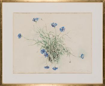 Aimo Kanerva, watercolour, signed and dated 14.6. -82. - Bukowskis