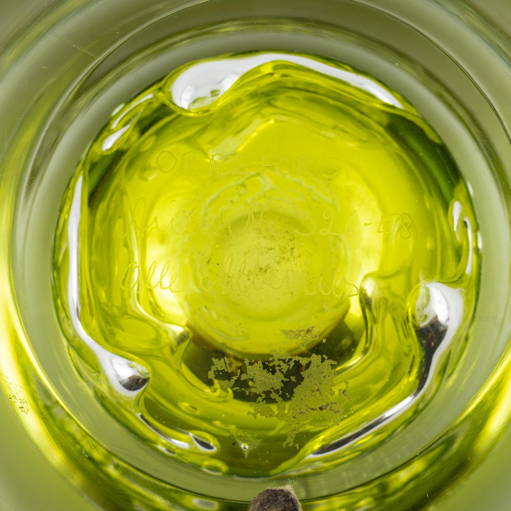 Olle Alberius, an Ariel vase, Orrefors, 1978. - Bukowskis