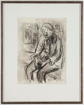 BERTA HANSSON, kolteckning, signerad och daterad -71. - Bukowskis