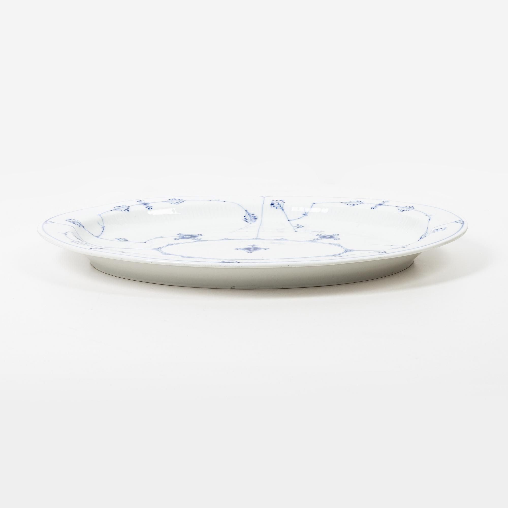 Serveringsfat, porslin, "Musselmalet", Royal Copenhagen, Danmark ...