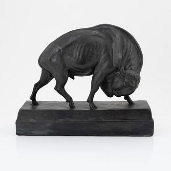 Arvid Knöppel, skulptur, patinerad gips, signerad. - Bukowskis