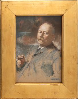 Hugo Salmson, porträtt föreställande Henrik Ancarcrona. - Bukowskis