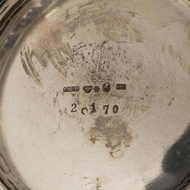 Bägare, 2 st, silver, GAB, Stockholm 1896 resp CG Hallberg, Stockholm ...