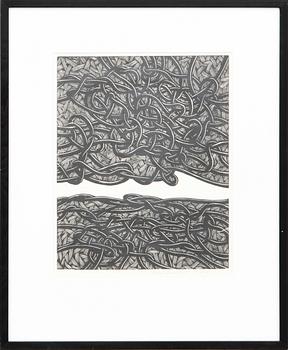 Petter Zennström, woodcut signed and dated 1979. - Bukowskis