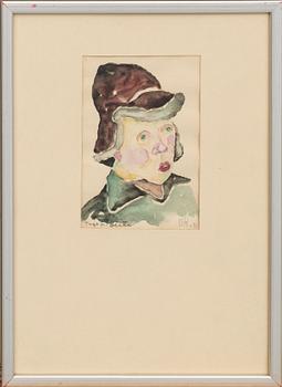 BERTA HANSSON, signed and datedwatercolour. - Bukowskis