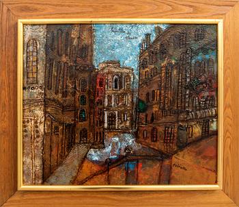 Theo Tobiasse, oil on canvas, signed. - Bukowskis