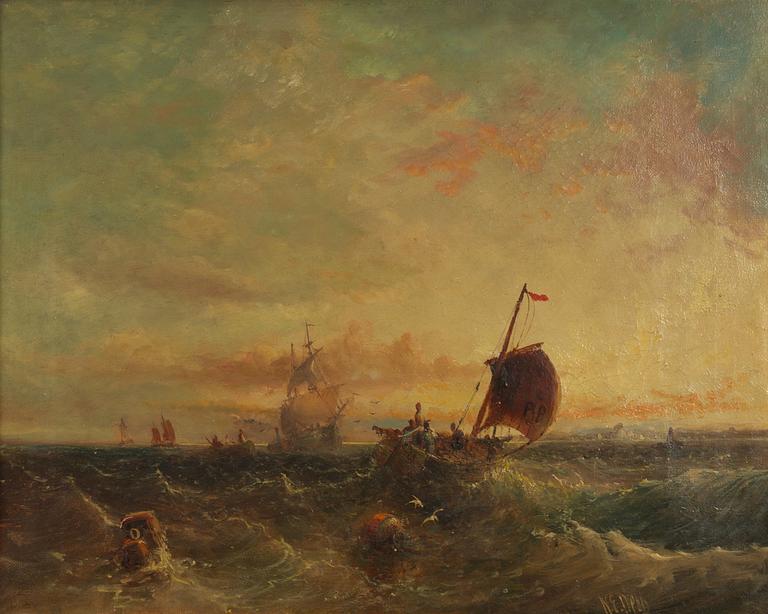 William Edward Webb, "Mouth of the Thames". - Bukowskis