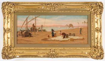 FREDRICK GOODALL, in the manner of oil on canvas, bears signature and ...
