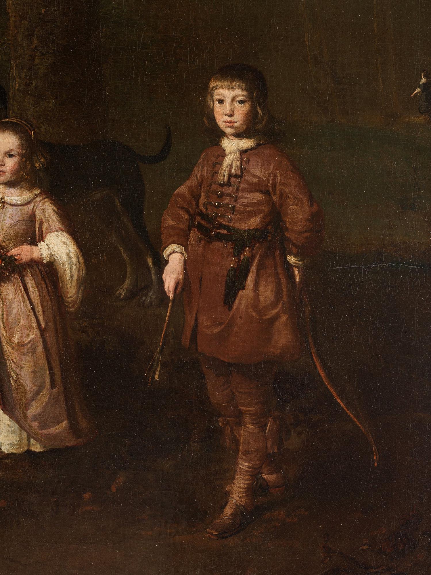 Thomas de Keyser Attributed to, Family picture in a park. - Bukowskis