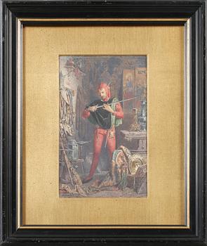 GEORG VON ROSEN, watercolor, signed and dated 1862. - Bukowskis