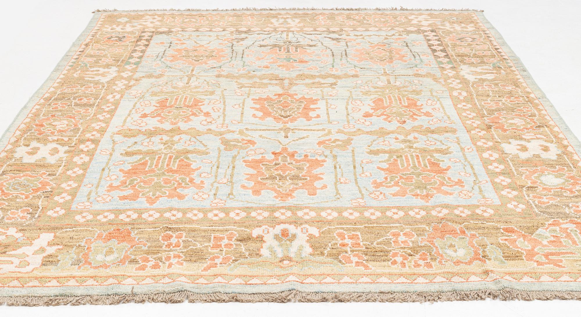 Matta, västpersisk, Arts and Crafts mönster, ca 362 x 269 cm. - Bukowskis