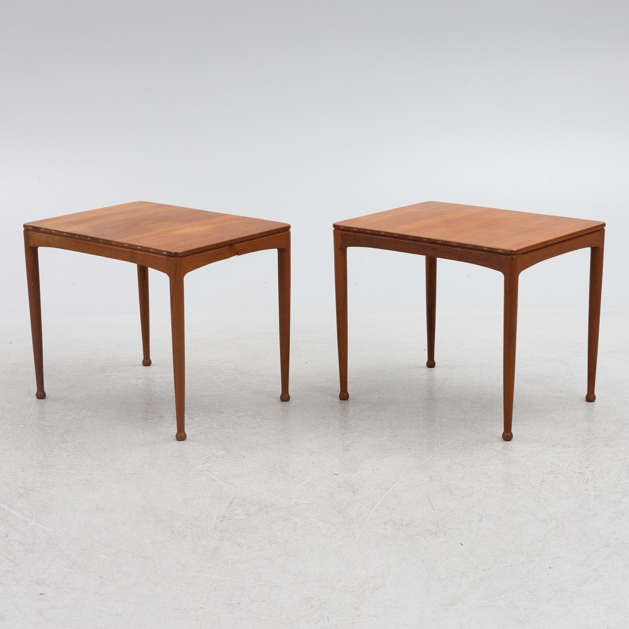 Engström & Myrstrand, side tables, a pair, "Micado", Tingströms, Bra ...