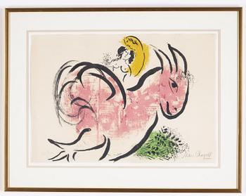 Marc Chagall, lithograph in colours, 1952, signed and numbered 36/200 ...