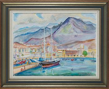 Tapio Haili, Hamnmotiv från Los Cristianos. - Bukowskis