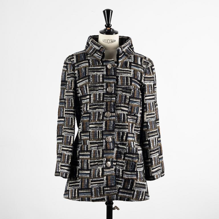 Chanel, jacka/kavaj i bouclé, storlek Fr 42. - Bukowskis