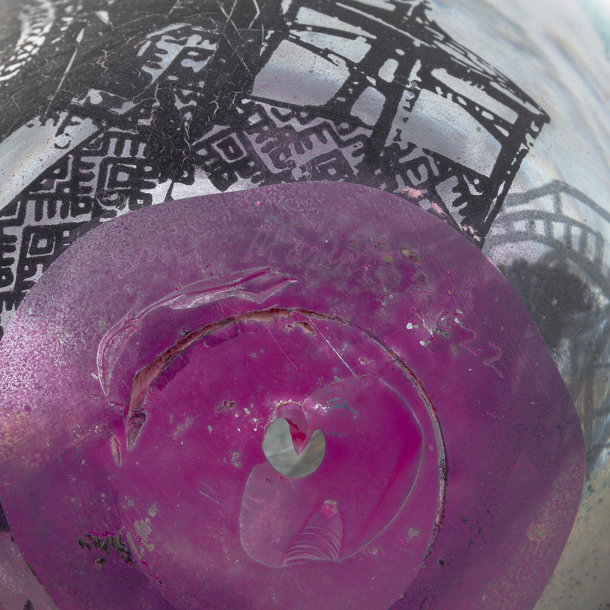 Sini Majuri, A glass sculpture 'Storm'. Signed Sini Majuri 2022 ...