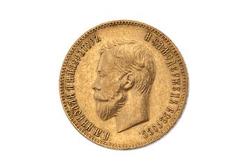 A GOLD COIN NIKOLAI II. - Bukowskis