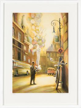 MATS ÅKERMAN, färglitografi, signerad Mats Åkerman, daterad 2007 och ...