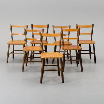 STOLAR, 7 stycken, 1930 / 40-tal. - Bukowskis