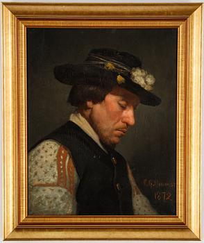 Carl Gustaf Hellqvist, oil on canvas/panel, signed and dated 1872 ...