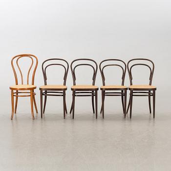 STOLAR 4+1 Thonet och Kohn 1900-tal. - Bukowskis