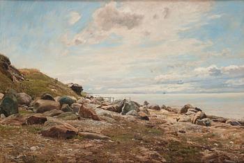 Janus La Cour, Coastal Landscape. - Bukowskis