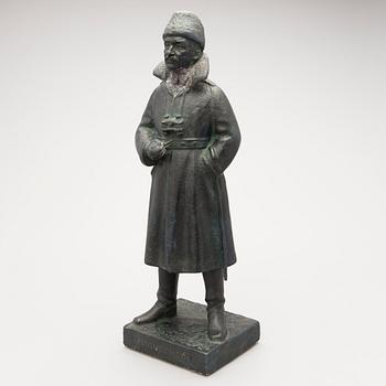 EVERT YLI-PORILA, SKULPTUR, patinerad gips, signerad och daterad 1940. - Bukowskis