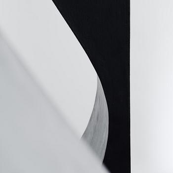 Acke Hydén, signerad och daterad -89. Diptyk, bemålad masonit, plåt ...