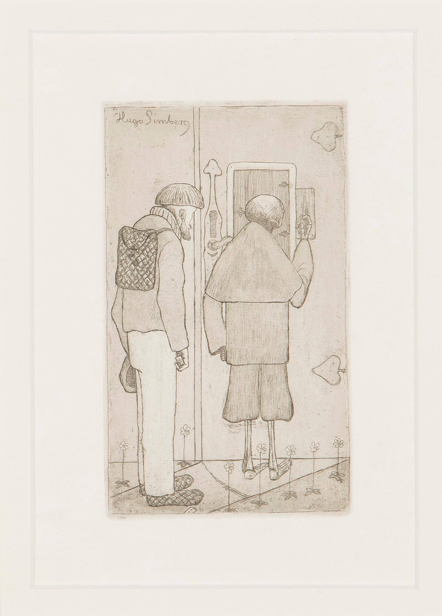 Hugo Simberg, 'The peasant and death at the gates of heaven', - Bukowskis