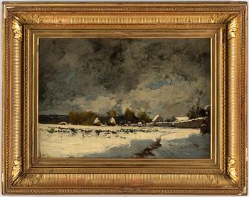 LOUIS VICTOR WATELIN, oil on canvas, signed. - Bukowskis