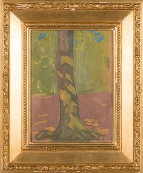 Juho Rissanen, olja på pannå, signerad. - Bukowskis