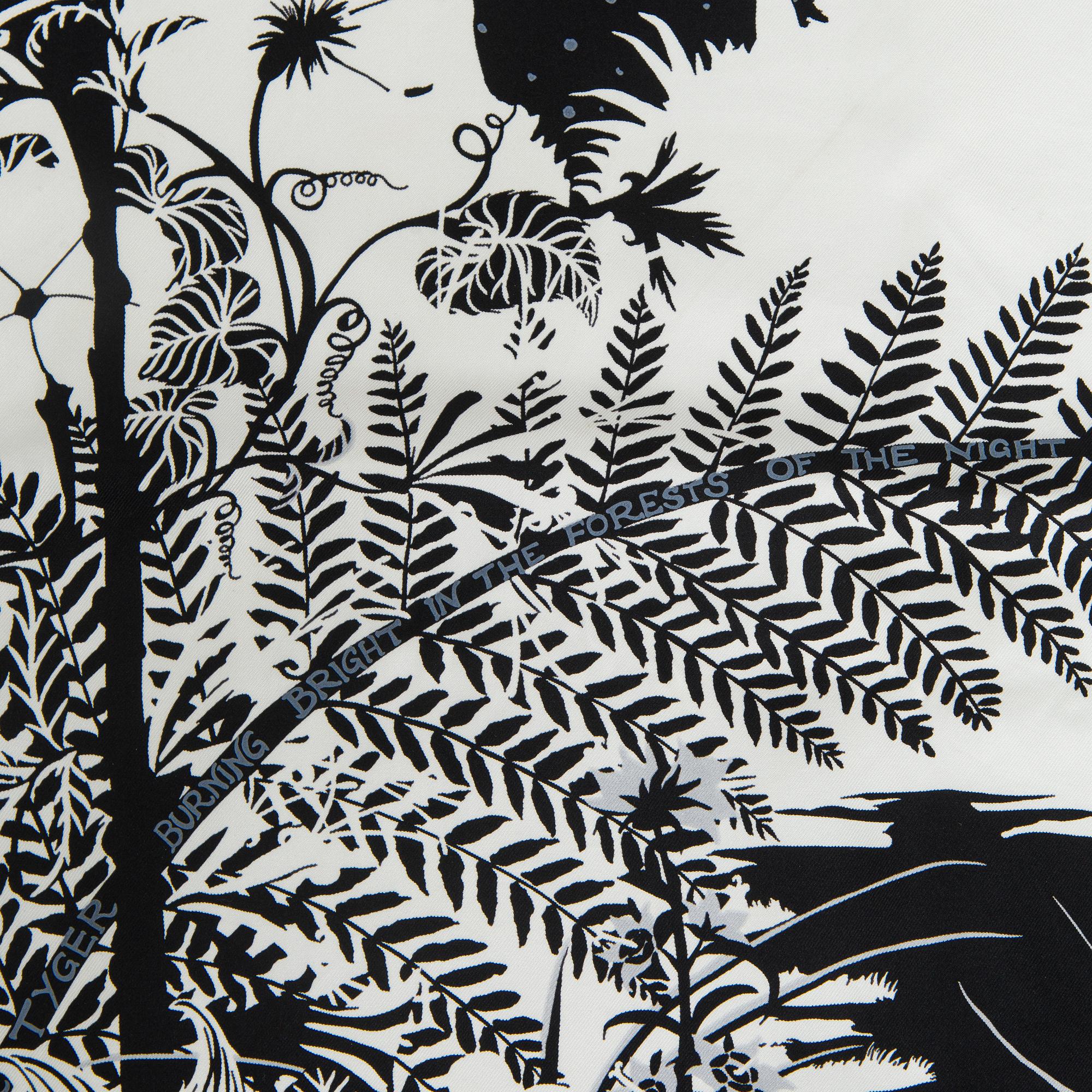 Hermès, a 'Tyger Tyger' silk scarf. - Bukowskis