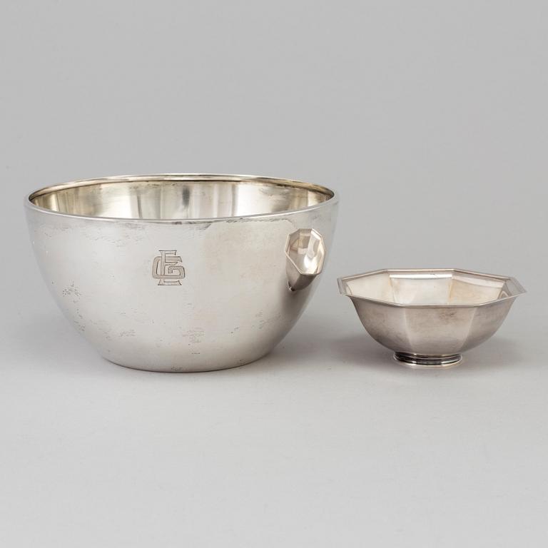 GAB, SKÅLAR, 2 st, silver, Stockholm, 1900-tal. - Bukowskis
