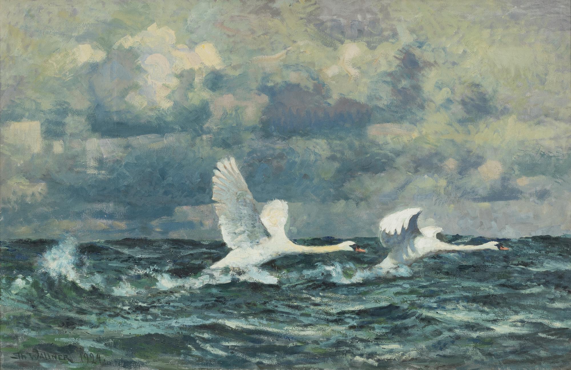 Thure Wallner, Fällande svanar. - Bukowskis