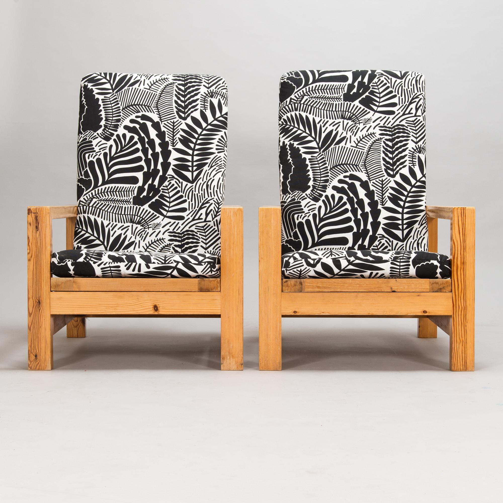 A pair of 1970s armchairs. - Bukowskis