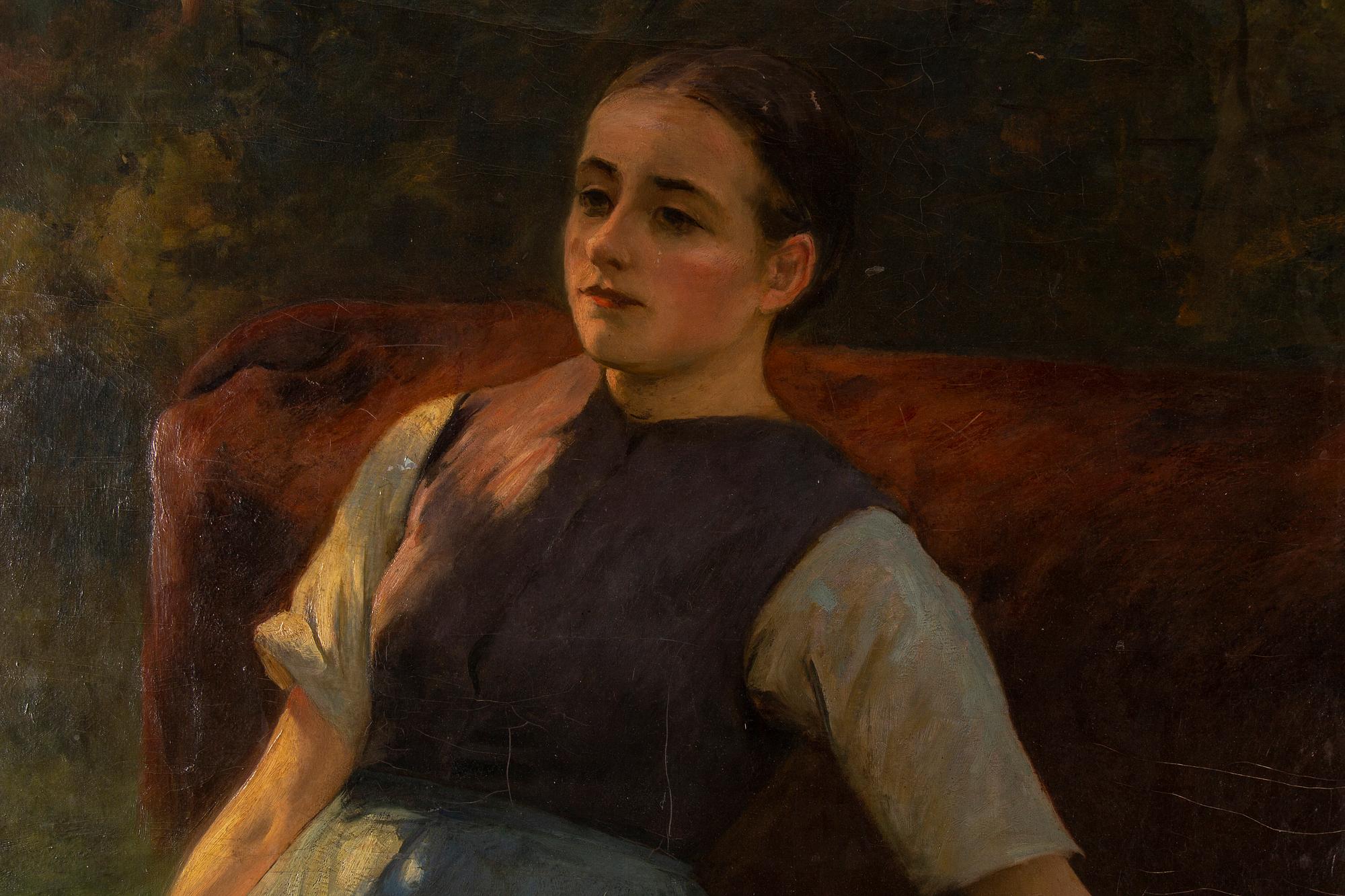 HUGO SALMSON, oil on canvas, signed. - Bukowskis