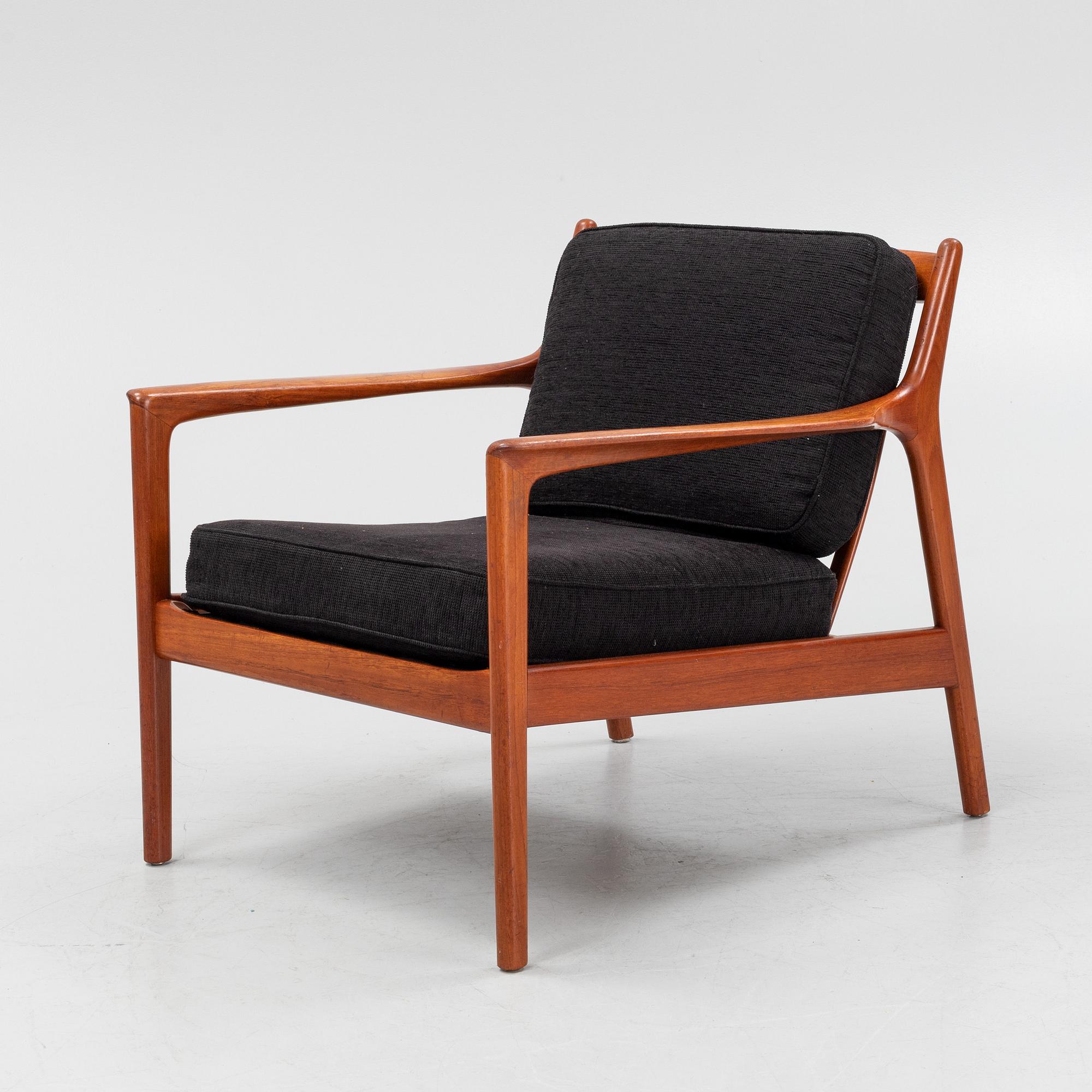Folke Ohlsson, an 'USA-75' easy chair, DUX, 1960's. - Bukowskis
