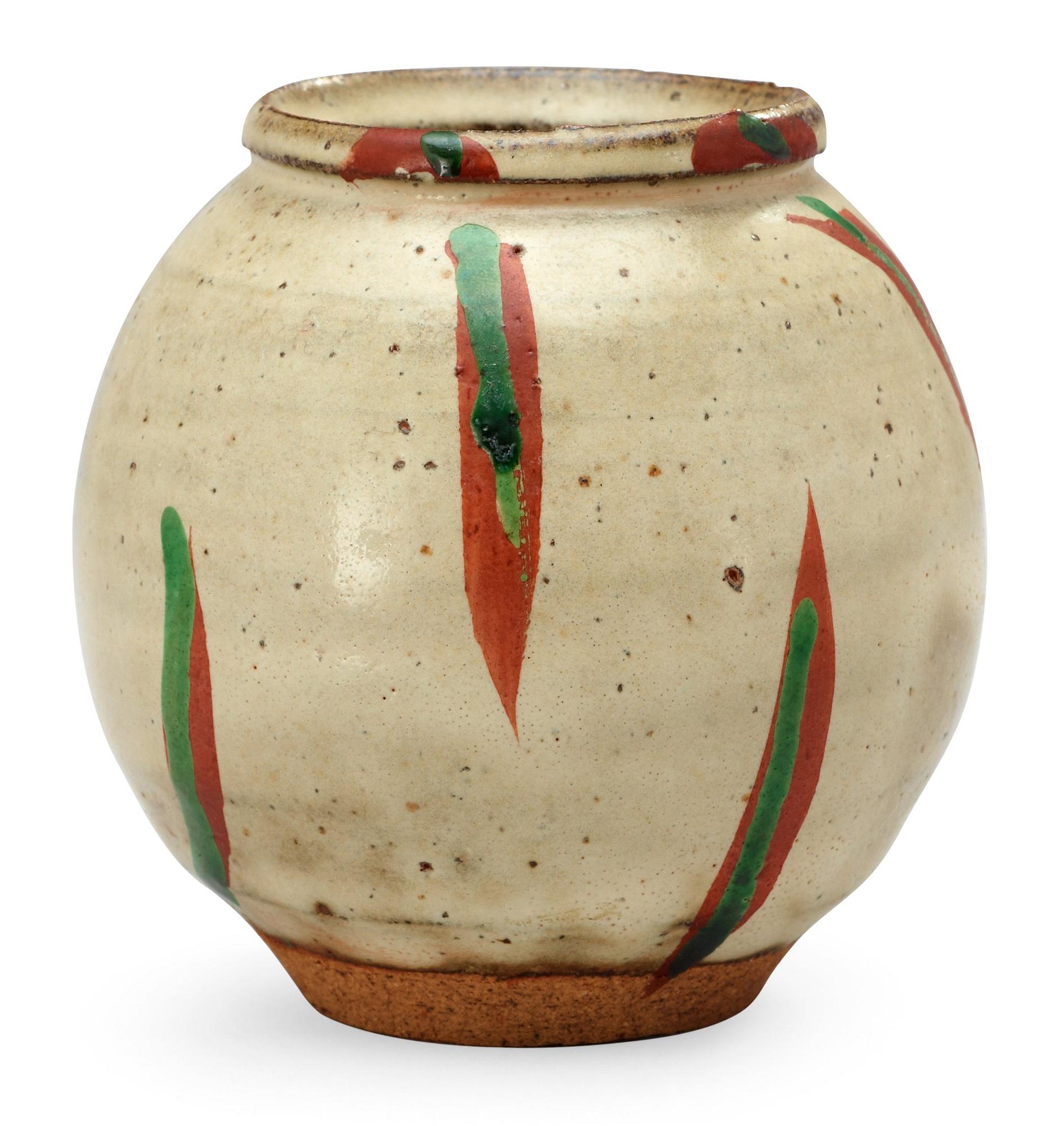 A Japanese stoneware jar, attributed to Wakao Toshisada. - Bukowskis