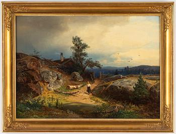 Axel Nordgren, olja på duk, signerad. - Bukowskis