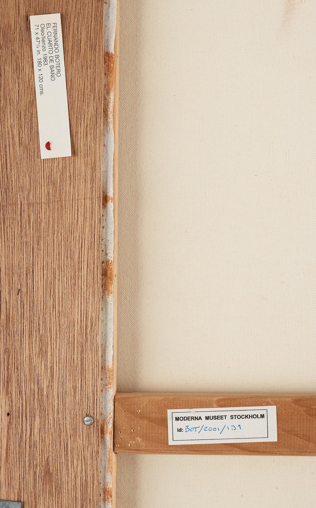 Fernando Botero, "The bathroom/El cuarto de baño". - Bukowskis