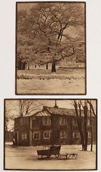 HENRY B. GOODWIN, två fotogravyrer ur boken Vårt vackra Stockholm ...