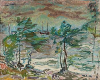 Magnus Enckell, "Myrsky Kuorsalossa". - Bukowskis