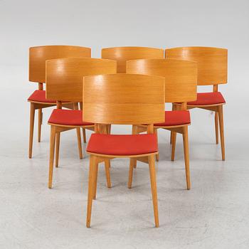 Jonas Lindvall, stolar, 6 st, "Oak", Skandiaform, 2000-tal. - Bukowskis