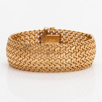 Armband, 14K guld, Finska importstämplar, Helsingfors 1968. - Bukowskis